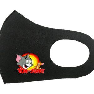 Handmade | Accessories | Tom And Jerry Face Mask Washable Reusable ...
